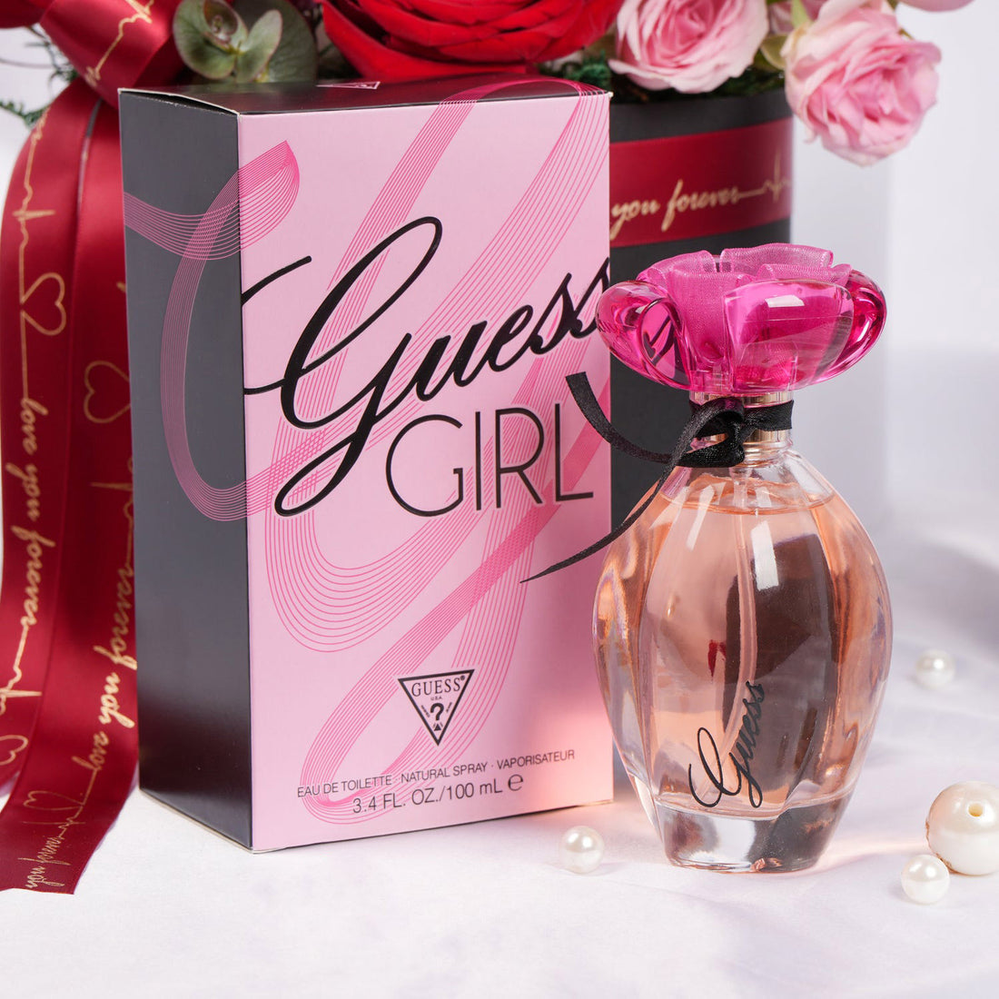 Guess Girl Perfume and Roses Valentine Collection