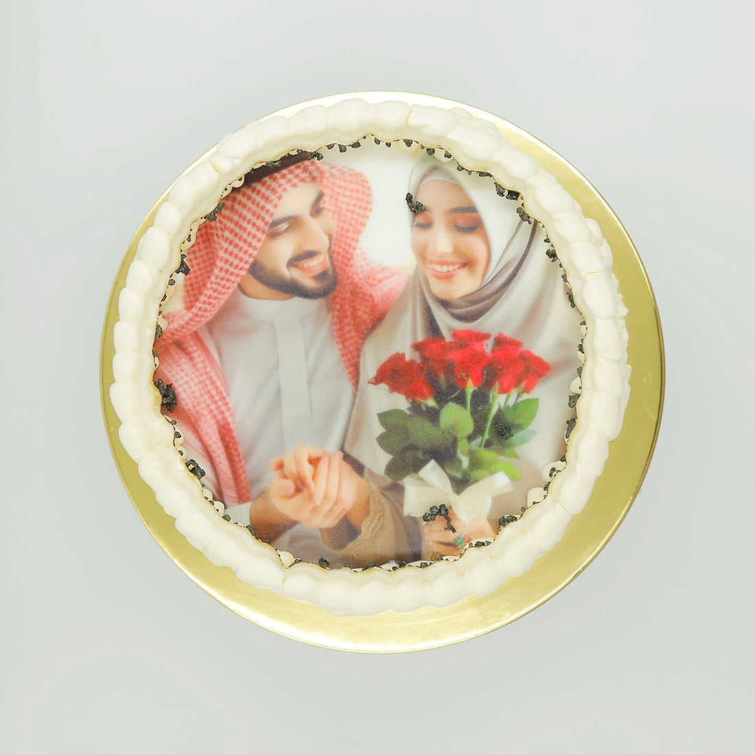 Delicious Red Velvet Candle Cake for a Happy Anniversary Celebration